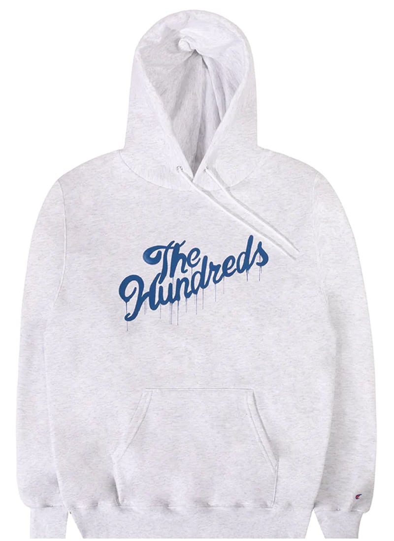 The Hundreds Drip Slant Hoodie Grey