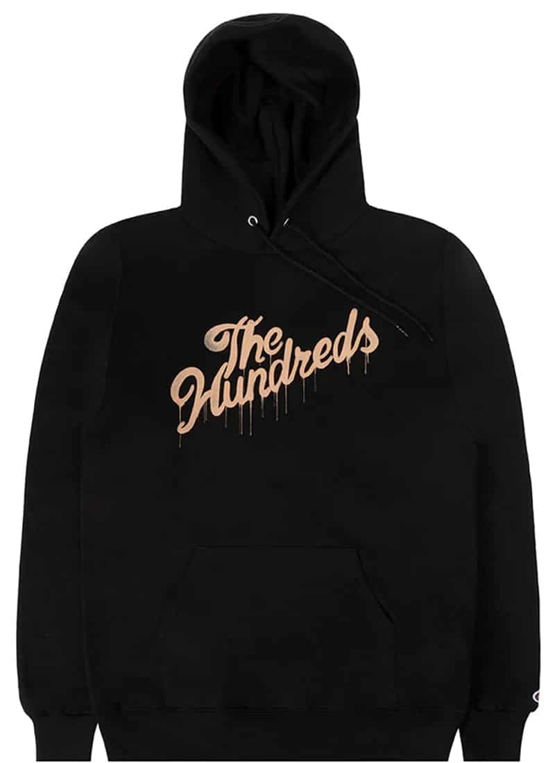 The Hundreds Drip Slant Hoodie Black