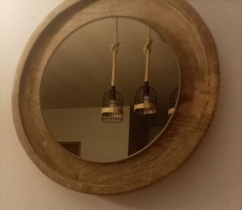 Ogledalo za zid, shape - Okrugli, Upotrebljenо
