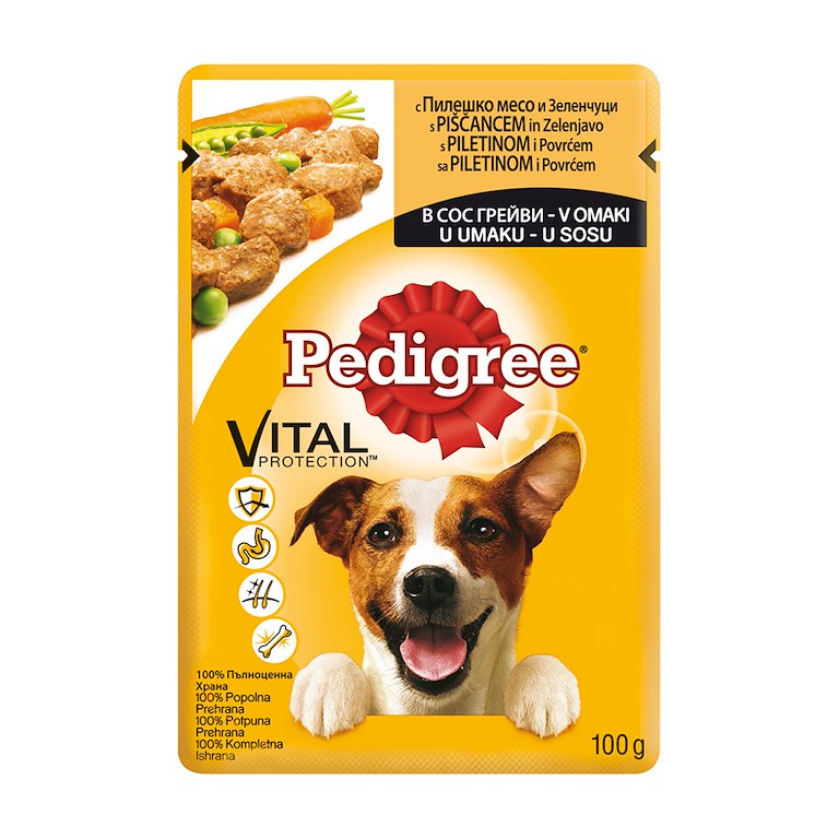 Hrana-pse ziv.jagnj.kesa Pedigree 100g