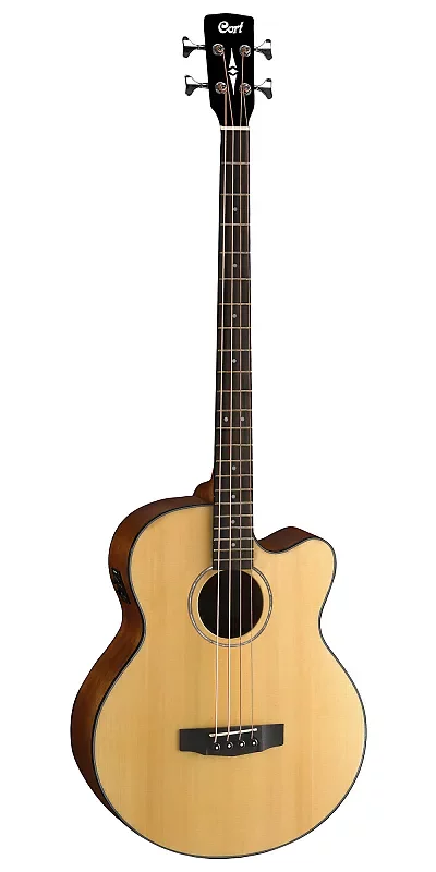 CORT AB 850F NAT w/bag Elektro akustična bas gitara