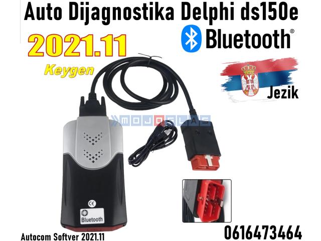 Bluetooth Auto Dijagnostika Delphi DS150E 2021.11
