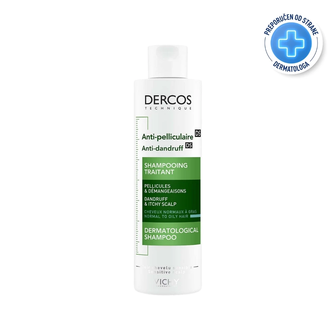 VICHY DERCOS ANTI-DANDRUFF Šampon Protiv Peruti i Seborojičnog Dermatitisa 200 mL