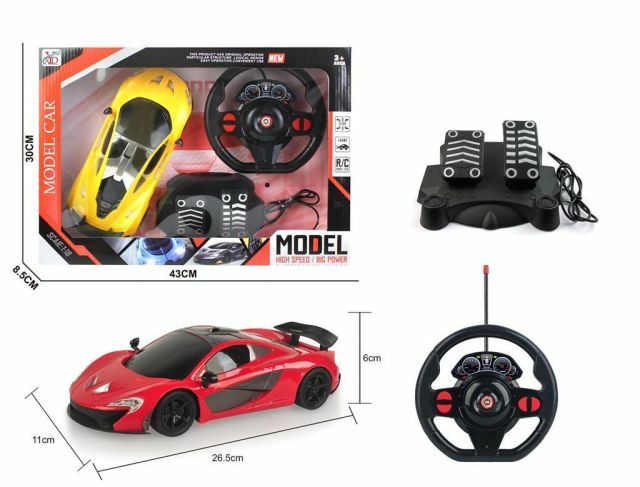 AUTO SA VOLANOM I PEDALAMA R/C 1:16