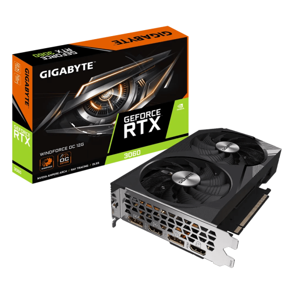 Gigabyte GeForce® GTX 3060 WINDFORCE OC 12G