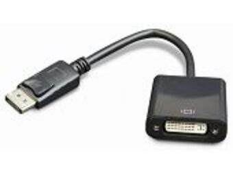 VIDEO Adapter DisplayPort to DVI-I, M/F, Cable, Black