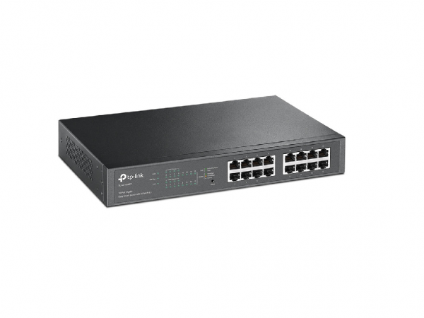 TP-Link 16-Port Gigabit DesktopRack PoE+ Easy Smart incl. 8 PoE+ ports, 110W PoE' ( 'TL-SG1016PE' )