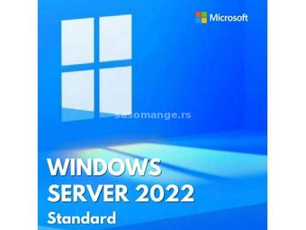 MICROSOFT Windows Server 2022 Standard 64bit English DVD 16 Core (P73-08328)