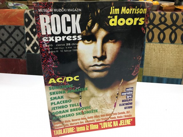 Rock express br.16 DOORS Jim Morison