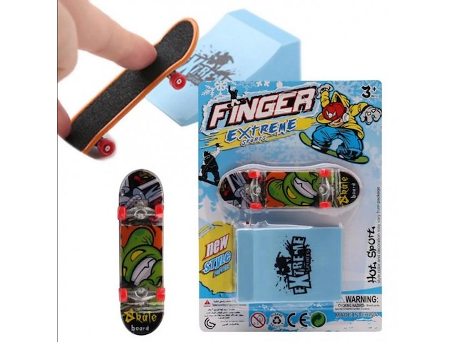 Finger skateboard set sa rampom