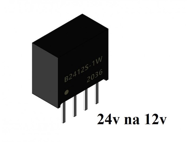 Izolovani konvertor 24V na 12V - DC/DC - B2412