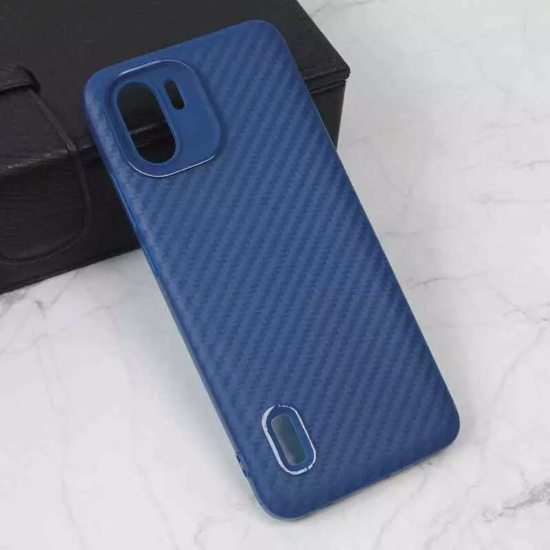 Maska Carbon Stripe za Xiaomi Redmi A2 plava