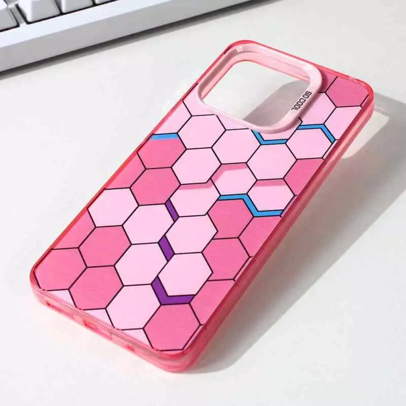 Maska Honeycomb Color za Xiaomi Redmi 12C type 2