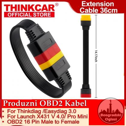 OBDII produžni kabel 36 cm za Thinkcar