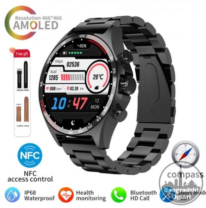 SK27 Smartwatch – Bluetoth,NFC,Kompas,AI Voice