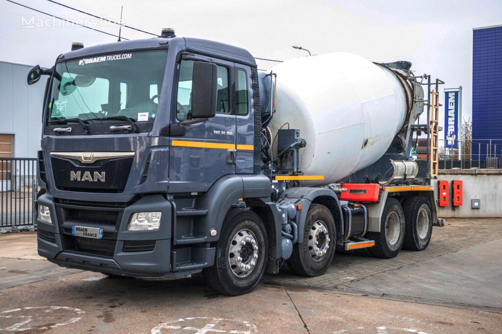 MAN TGS 32.360+E6+PUTZMEISTER9M³ kamion s mešalicom za beton