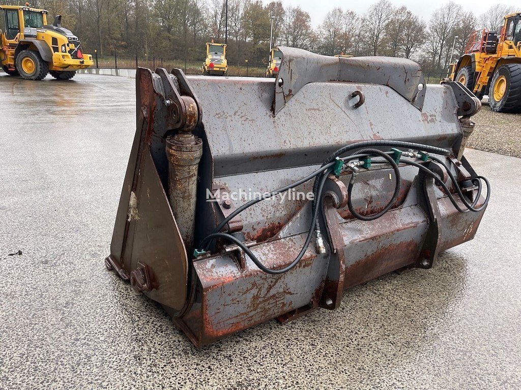 Hoogkiepbak 285cm 3700ltr Volvo / Lundberg aansluiting kašika za prednji utovarivač