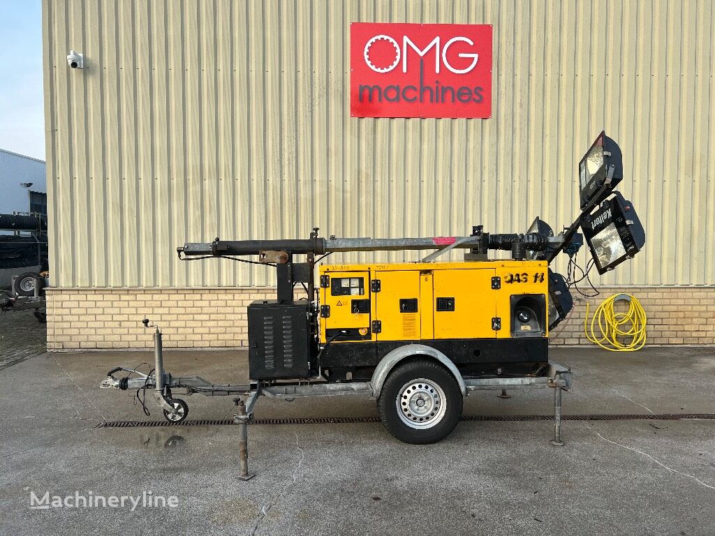 Atlas Copco QAS 14, Generator + Lichtmast / Light tower diesel generator