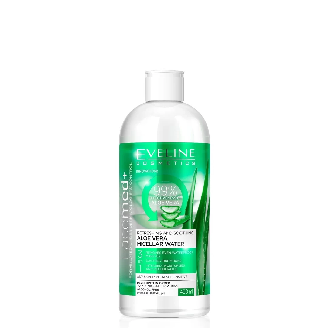 EVELINE FACEMED MICELARNA VODA 400ML ALOE VERA