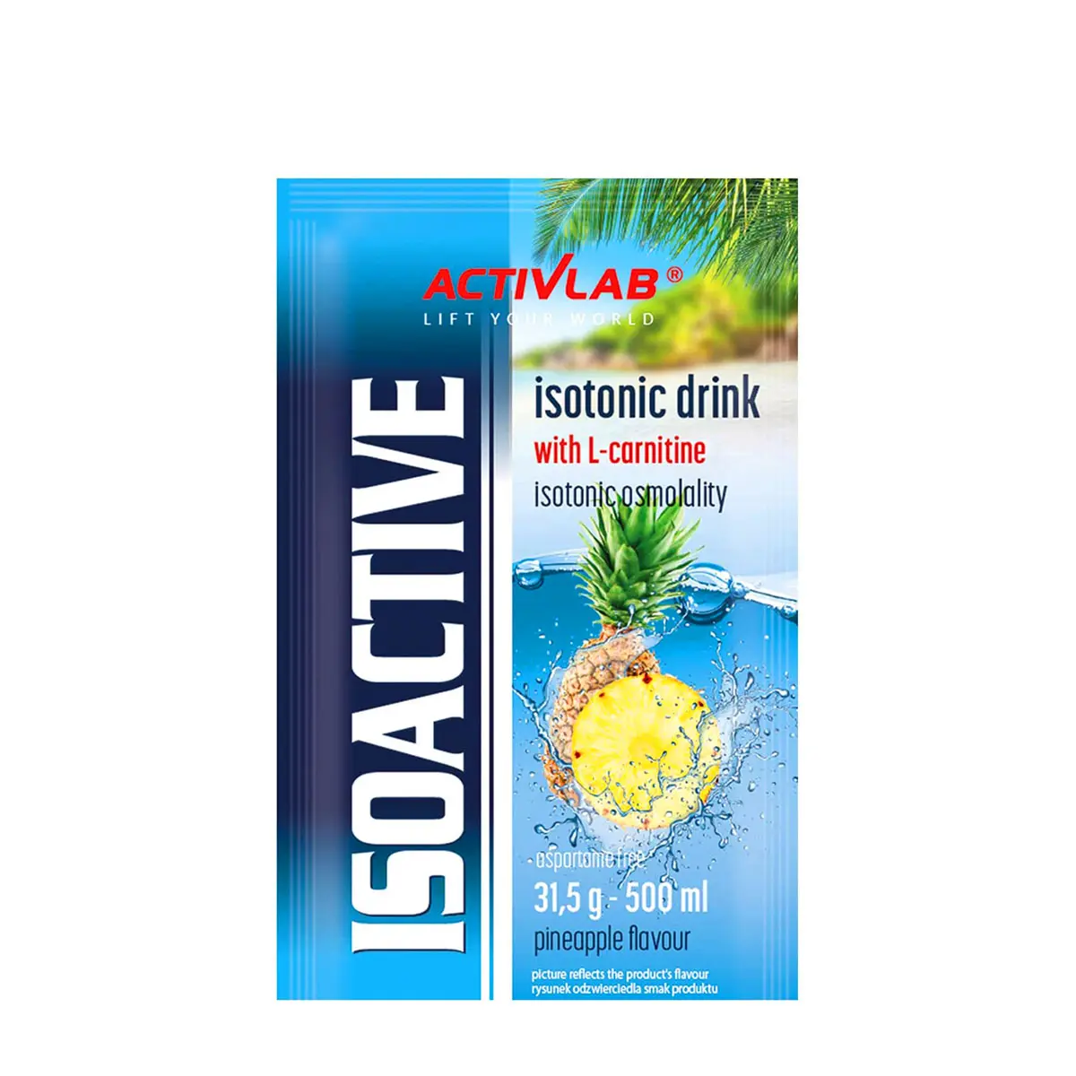 ACTIVLAB Napitak za hidrataciju i oporavak Isoactive ananas sa l-karnitinom 31.5g