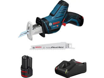 Bosch akumulatorska univerzalna testera-recipro GSA 12V-14 12V 2,0 Ah + GAL 12V-4