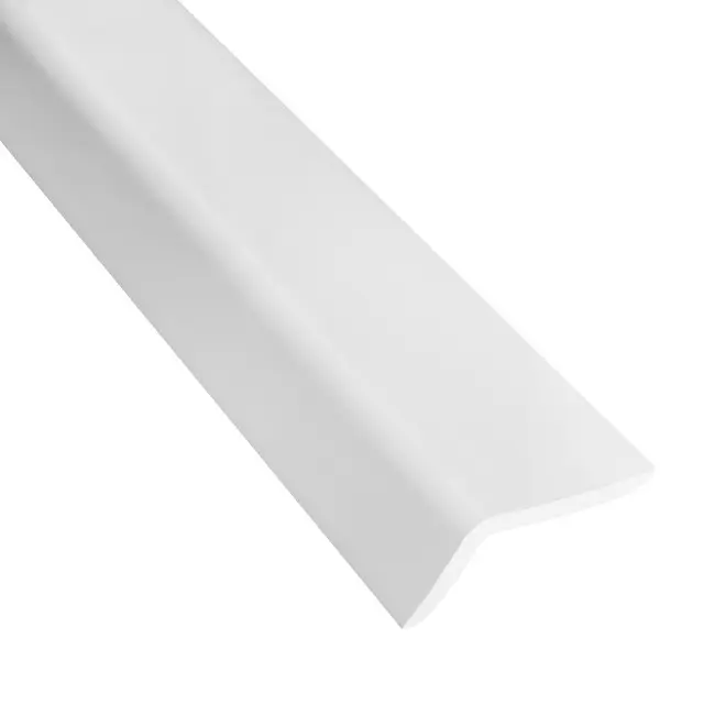 LAJSNA PVC BELA 40X15X3MM,120 UGAO, 220CM