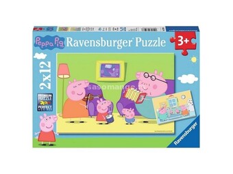 Ravensburger puzzle (slagalice) - Pepa prase u kuci