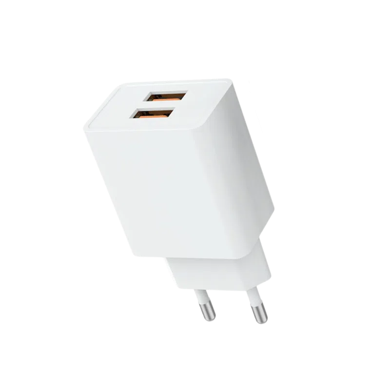 DENMEN kućni punjač 2,1A, 2 x USB-A, (DC02) Beli