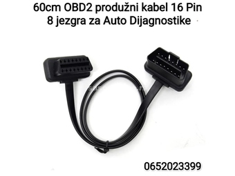 OBD2 produžni kabel 16 Pina, 8 jezgra za ELM Auto Dijag