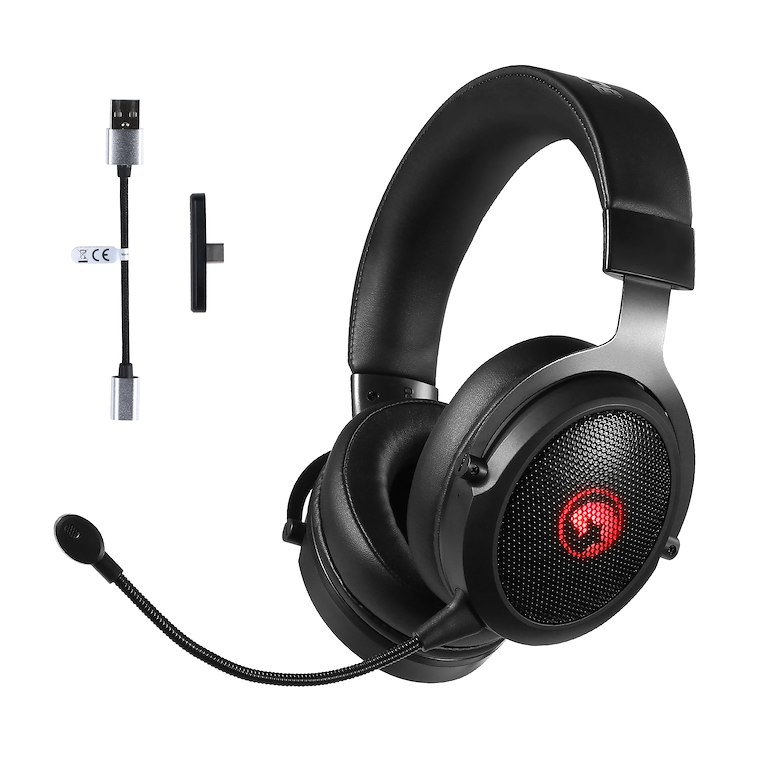 Marvo HG9088W bežične gejmerske slušalice crne