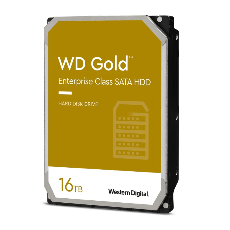Western Digital 16TB 3.5" SATA3 (WD161KRYZ) Gold 7200RPM 512MB hard disk