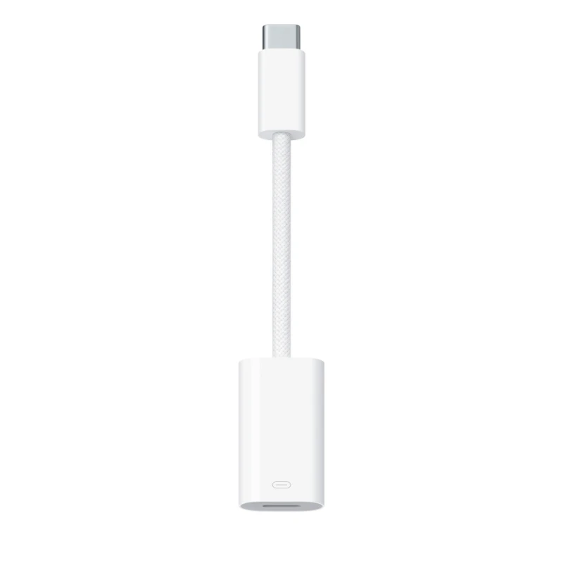 Apple (MUQX3ZM/A) USB C (muški) na Lightning (ženski) adapter beli