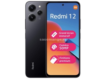 Xiaomi Redmi 12 8/256GB Crni NOVO! VAKUM!