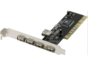 USB 2.0 PC CARD 4+1 ULAZA PRODAJA KOMPONENTI Garancija 12 /24meseci