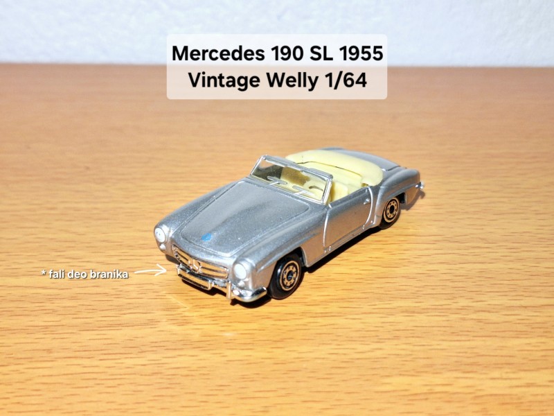 Mercedes 190 SL 1955 Vintage Welly 1/64