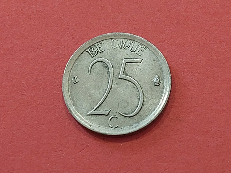 Belgija - 25 centimes 1973 god