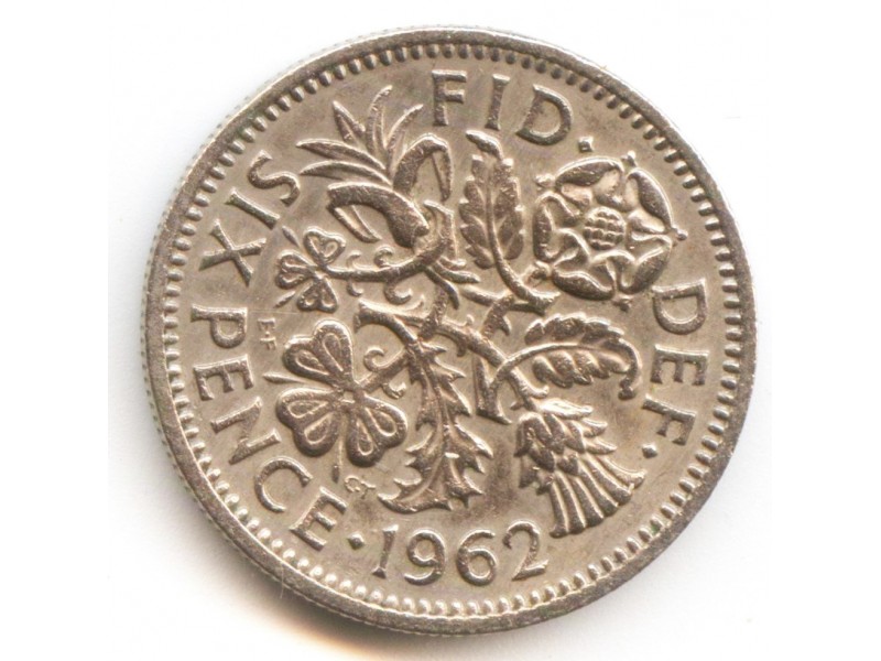 Velika Britanija 6 pence 1962