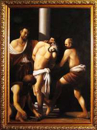 Caravaggio slika replika bičevanje Hrista