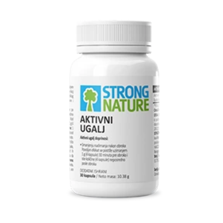 Strong Nature Aktivni ugalj 250mg A30