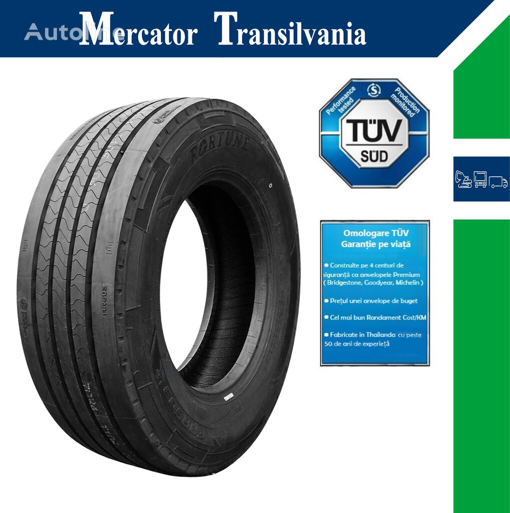 Nova Fortune 385/55 R22.5 FAR 603, 160K 20PR, All Position TÜV Lifetime Warra guma za kamione