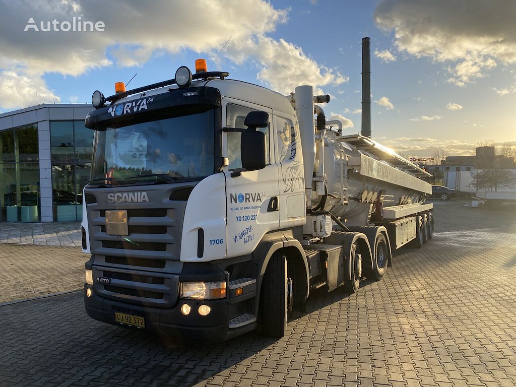 Scania R470 6X2/4 ADR Tanker with 3 chambers,For hazardous material autofekalac