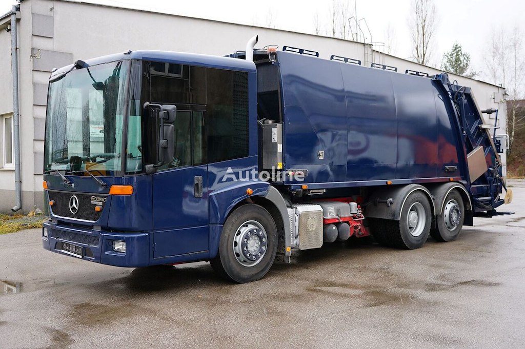 Mercedes-Benz Econic śmieciarka trzyosiowa NTM 20m3 EURO 5 EEV kamion za smeće