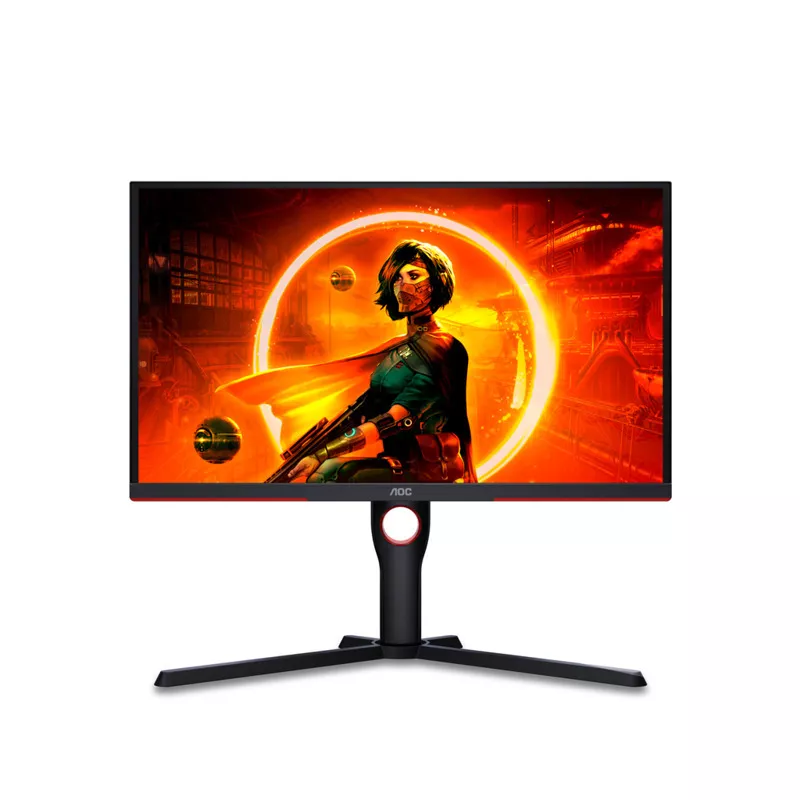 Monitor AOC 25G3ZM/BK 24.5″/VA/1920×1080/240Hz/1ms GtG/HDMIx2,DP/Freesync/Pivot,visina/crna