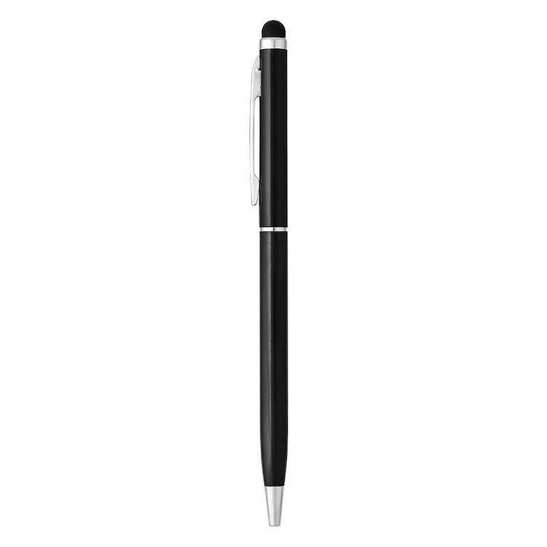 ALBERGO, metalna „touch“ hemijska olovka, crna