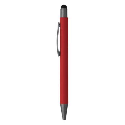 TITANIUM TOUCH, metalna „touch“ hemijska olovka, crvena