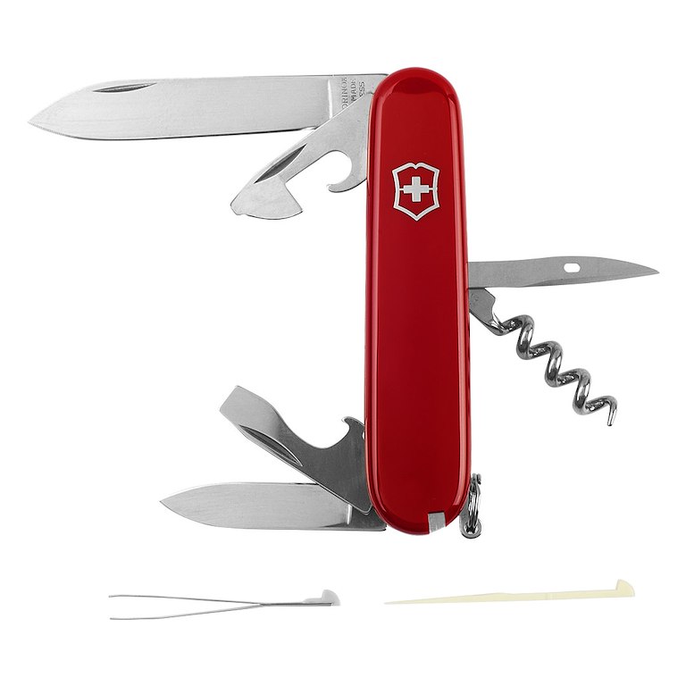 VICTORINOX SPARTAN, višenamenski nož sa 12 funkcija, crveni