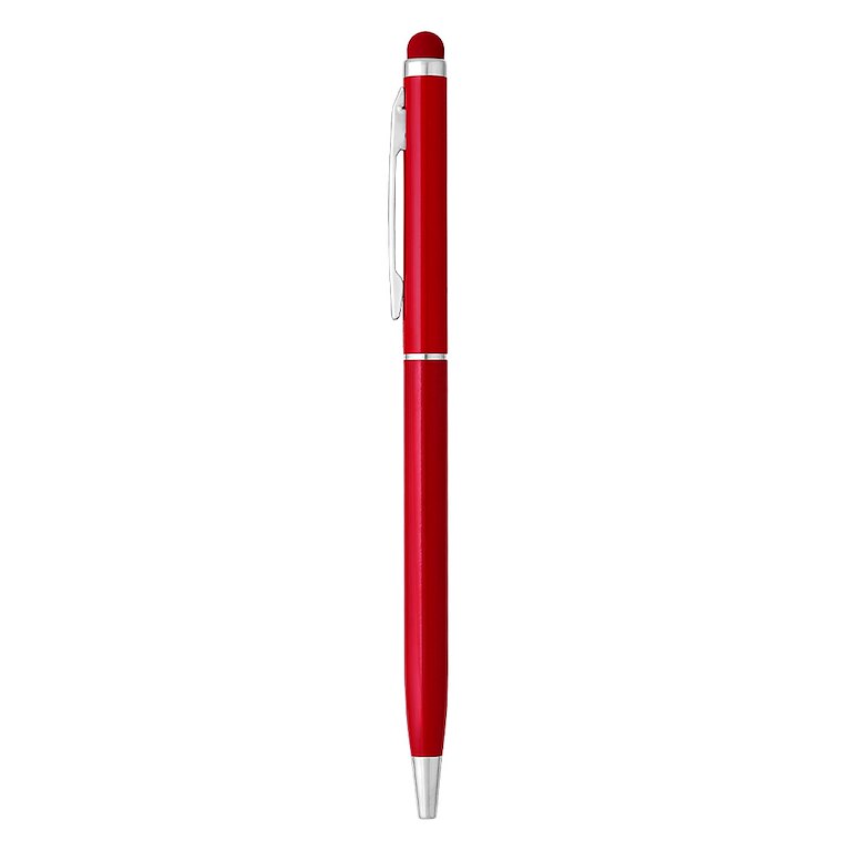 ALBERGO, metalna „touch“ hemijska olovka, crvena