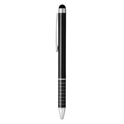 TOUCH, metalna „touch“ hemijska olovka, crna