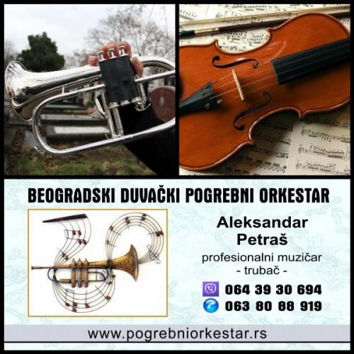 Solo truba, violina, harmonika, crkveni hor orkestar za sahrane pogrebe