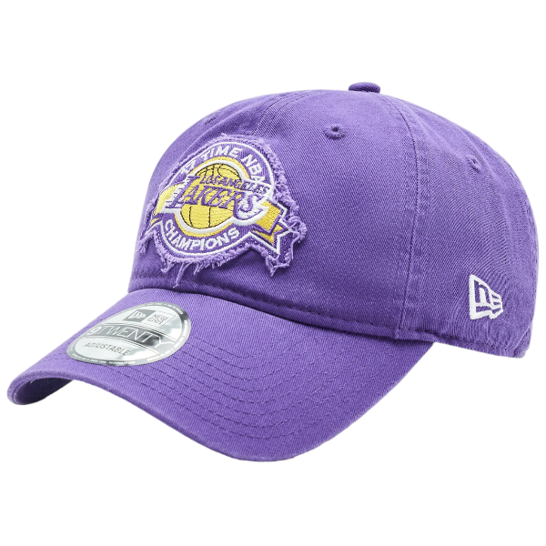 NBA LA LAKERS WASH WORDMARK 9TWENTY ADJUSTABLE CAP 'PURPLE'